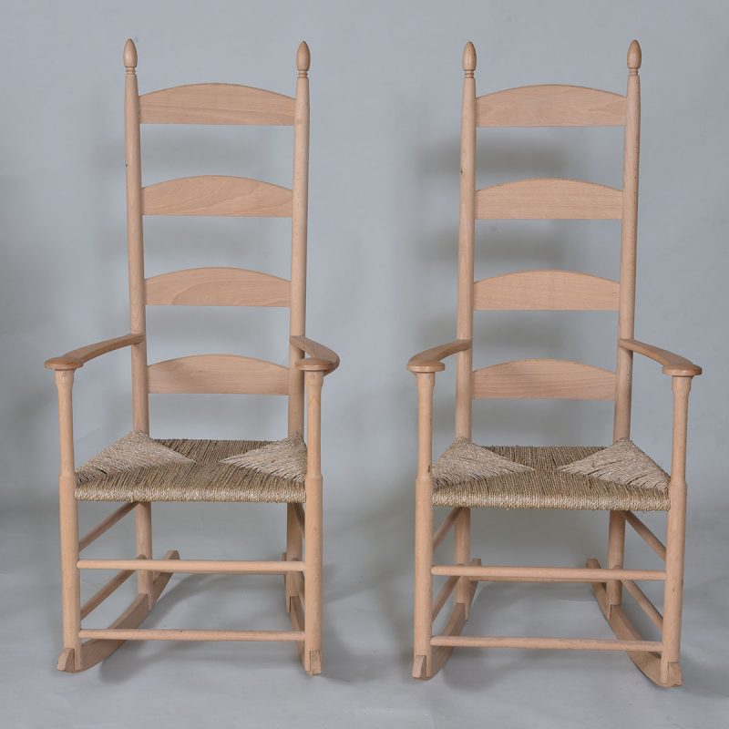 Pair of Artisan Made Shaker Style Rocking Chairs – Elaine Phillips Antiques