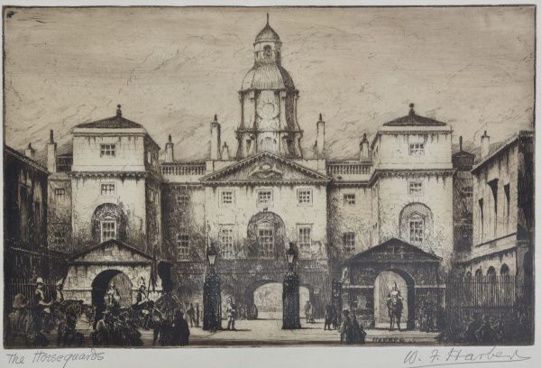 Architectural Etching – William F Harber – Elaine Phillips Antiques