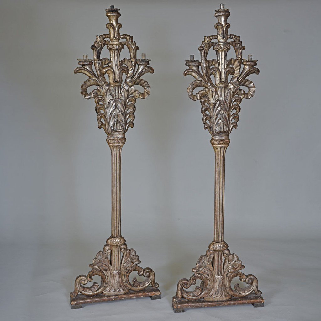 Pair of Antique Torcheres – Elaine Phillips Antiques