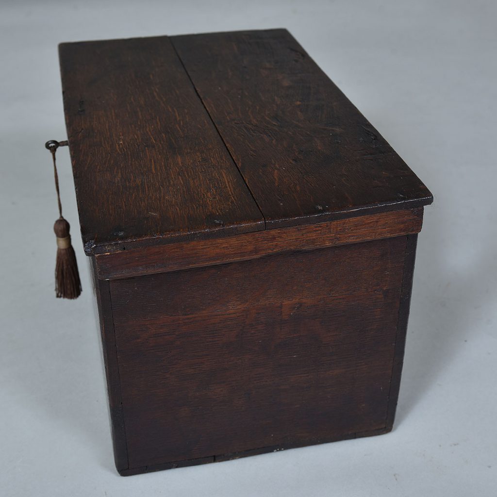 Early 19th century Oak Deed Box – Elaine Phillips Antiques