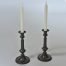 Pair of Antique Pewter Candlesticks – Elaine Phillips Antiques